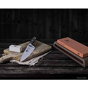 The Shogun Series 12" Crixus Chef's Knife Bundled with The Dalstrong Premium Whetstone Kit - #1000/#6000 Grit