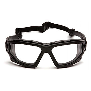 Pyramex I-Force Slim Blk Frame Clear AF Lens Sealed Eyewear