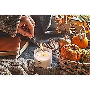 Teeken Candles for Home Scented, Sandalwood Candle Jar, 5.29oz/150g 100% Soy Candle & Simple Modern Style Frosted Jar Scented Candles Set for Perfect Birthday Gifts