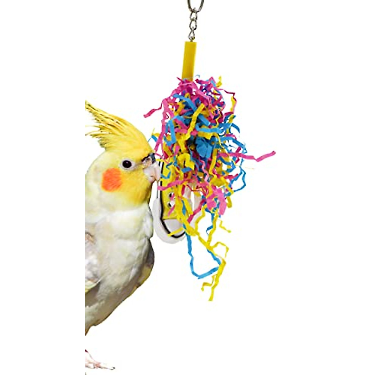 Bonka Bird Toys 1717 Shoo Shred Bird Toy Parrot Craft cage Cages Cockatiels Budgies parrotlets. Quality Product Hand Made in The USA.