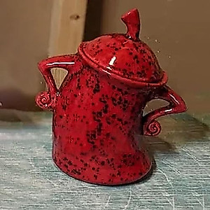 Canister with Attitude, Fun Sassy Airtight Ceramic Kitchen Storage Canisters, Cute Food Storage Jar with Airtight Lid for Kitchen, Sassy Canister Perfect for Coffee Tea Sugar Spices Candy Food Jars (A)