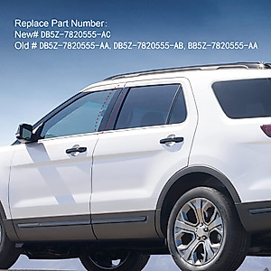 JDMSPEED New B Pillar Molding Trim with Door Entry Keypad Replacement for Ford Explorer 2011-2019 Replaces DB5Z-7820555-AC Door Pillar Applique Driver Front LH Side Left Outer