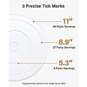 Kootek Cake Decorating Kit Baking Supplies Cake Turntable with 2 Frosting Straight Angled Spatula 3 Icing Smoother Scrapers Baking Accessories Tools for Beginners and Pros, Pink