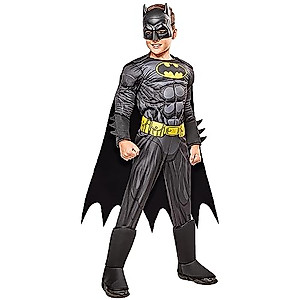 Rubies DC Comics Deluxe Boy's Batman Costume for Themed Parties and Halloween, X-Small