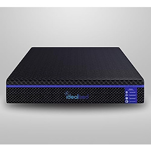 iDealBed G4 Nova Luxury Memory Foam Mattress + 4i Custom Adjustable Bed, Pressure Relief Support, Cooling Temp Regulation, Advanced Silent Operation, Massage (Nova Medium Soft, King)