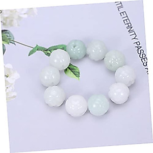 Didiseaon 10pcs Necklace Beads Necklace Kit Beading Kits Charms Gemstone Loose Beads Jade Beads Jewelery Making Beads Beading Jewelry Set Bracelets Scattered Beads Suite Lotus Beads Beadwork