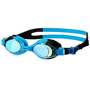 Speedo Unisex-Child Swim Goggles Skoogle Ages 3 - 8, Black Blue/Jade/Emerald