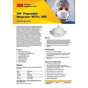 3M*- Aura 1870+ Niosh Certified - Pack of 20
