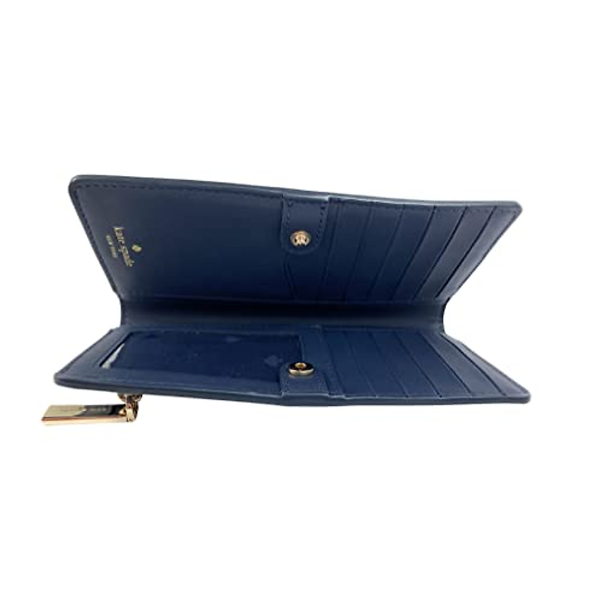 Kate Spade New York Staci Large Slim Wallet in Orchard Toss Blue