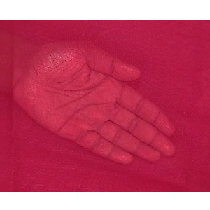 Peegli Indian Vintage Maroon Dress Material Georgette Blend Recycled Fabric Embroidered DIY Craft Textile