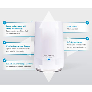 AcuRite 09155M AcuRite Access for Remote Monitoring of AcuRite Weather Stations, Compatible with Amazon Alexa