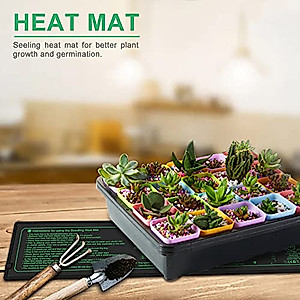 Seedling Heat Mat for Seed Starting, 3" x 20.75" Waterproof Heating Pad for Indoor Plants Germination Hydroponic, Beer Brewing Fermentation