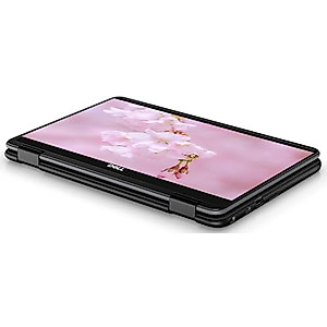 Dell 11" HD IPS Convertible Chromebook with Touchscreen, Intel Quad-Core Processor Up to 2.2GHz, 4GB Ram, 32GB Storage, Ultra-Fast WiFi, Chrome OS, Dark Black (Renewed)