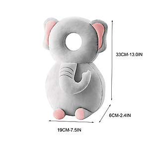 Baby Walkers Protective,Toddler Adjustable Baby Head Protection, Safety Pad Backpack for 5-24 Months Baby Learning Walking Crawling,Baby Head Protection Pad. (E)