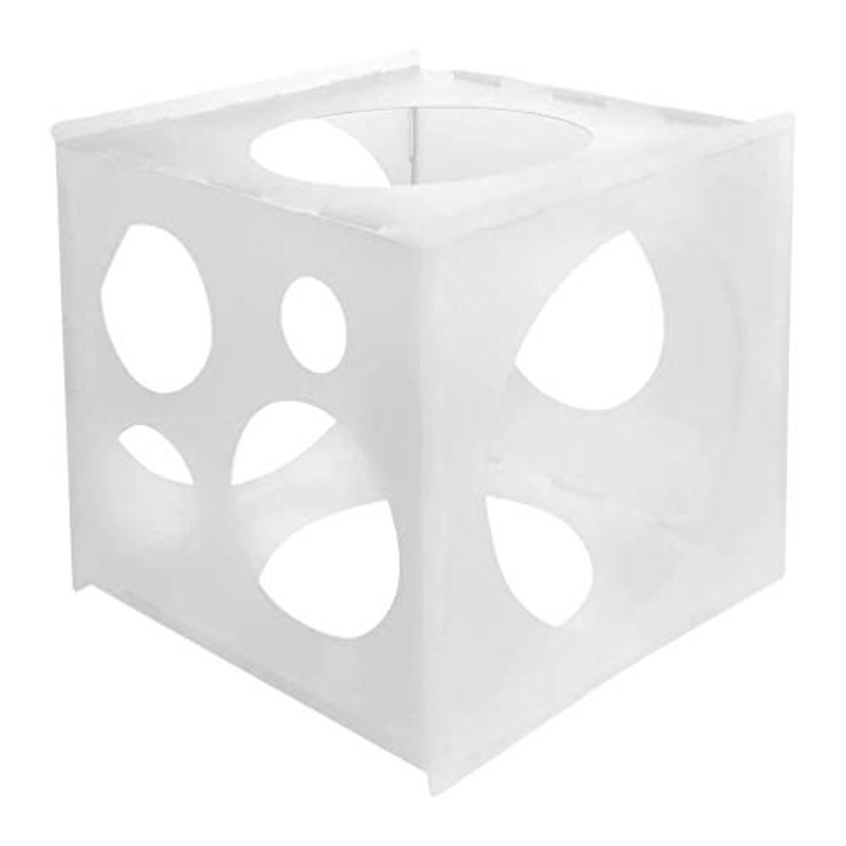 ABOOFAN 11 Hole Plastic Balloon Sizer Box Cube Balloon Size Measurement Tool for Balloon Decorations Balloon Arches Balloon Columns