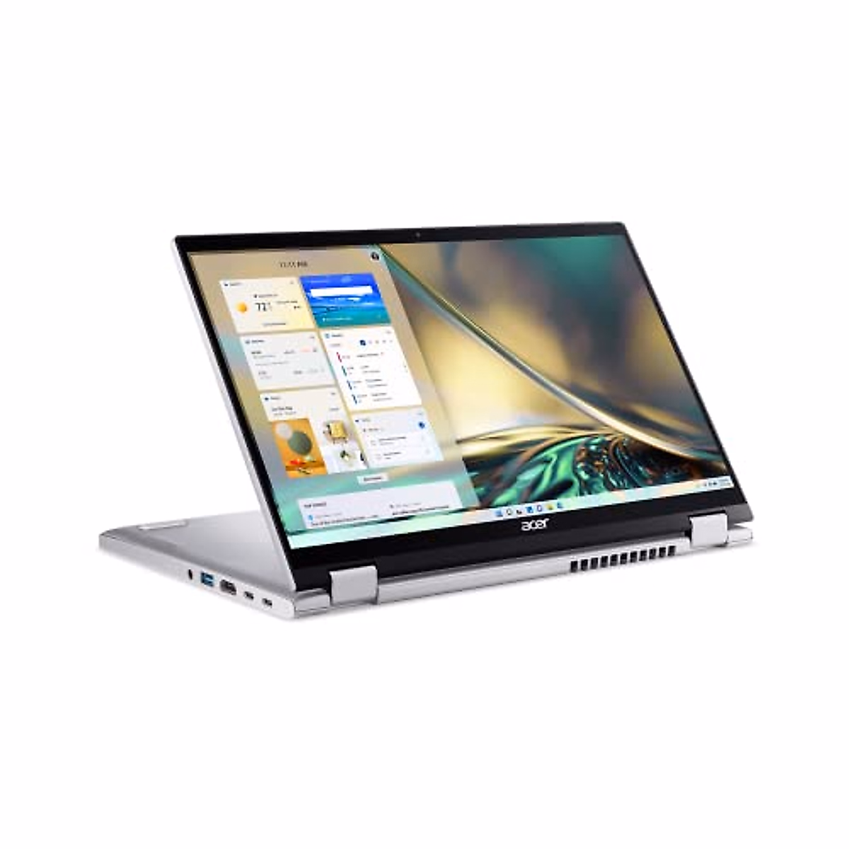 Acer Spin 3 Convertible Laptop | 14" 1920x1080 IPS Touch Display | Intel Core i7-1255U | Intel Iris Xe Graphics | 16GB LPDDR4X | 512GB PCIe Gen 4 SSD | WiFi 6 | Dockable Active Stylus | SP314-55N-76EX