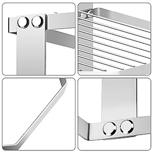 Lonian 3 Tier Counter and Cabinet Corner Shelf Organizer, 2-Pack Kitchen Countertop and Cupboard Organizer Rack, Metal Pantry Organizer and Storage Shelf for Plates, Cups, Dishes ﻿