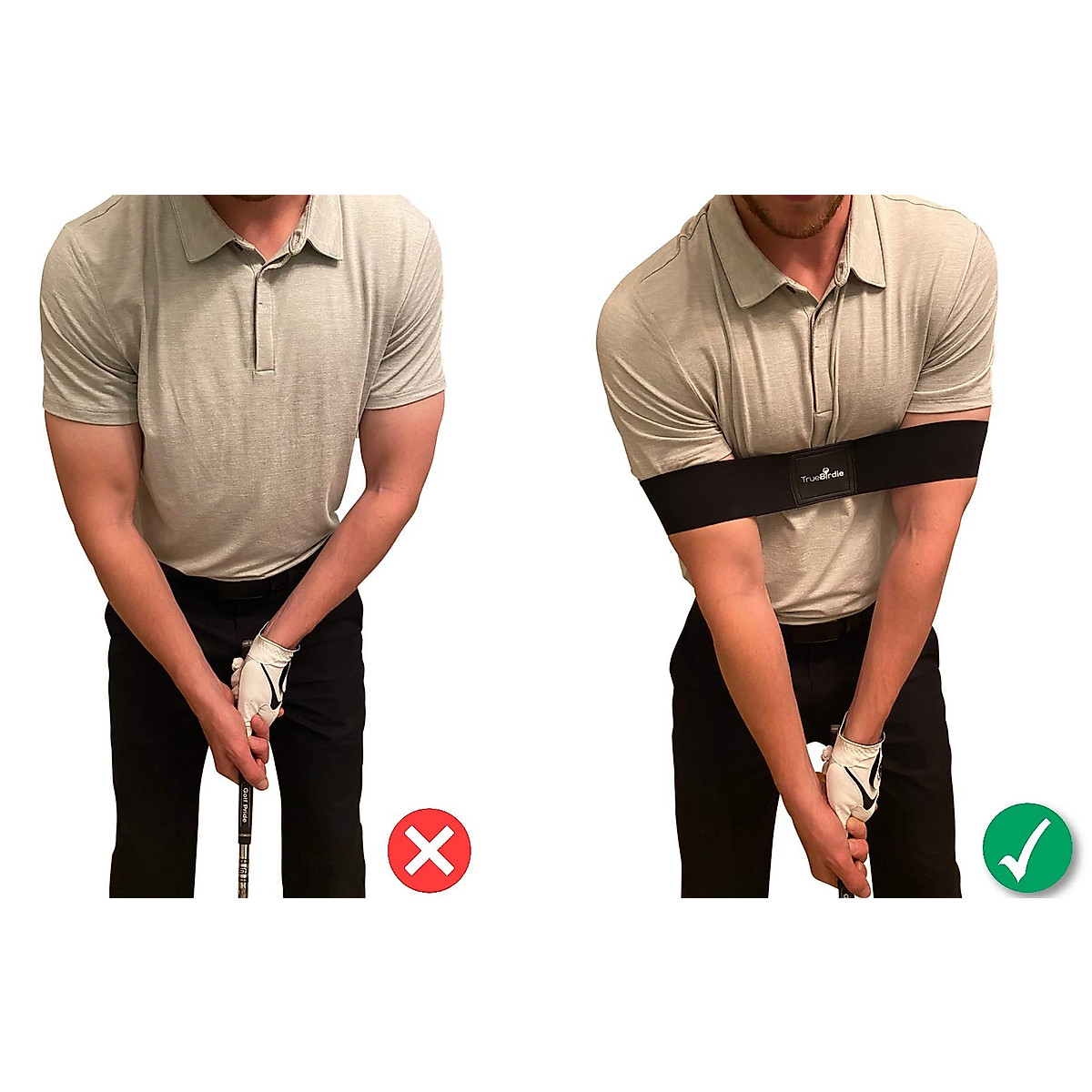 Golf Swing Training Aid - Swing Correcting Arm Band