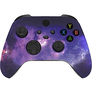 Custom Xbox Soft Touch Design Custom Gaming Controller -Soft Shell for Comfort Grip X for Microsoft Xbox (Galaxy)