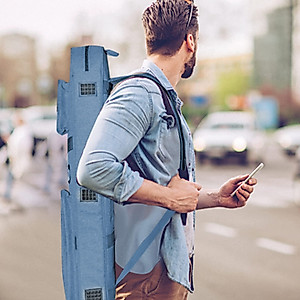 GSE Games & Sports Expert 3x4 Soft Pool Cue Case Billiard Pool Cue Stick Carrying Bag- Holds 3 Butts and 4 Shafts, Billiard Cue Cases, Billiards Accessories (Blue)