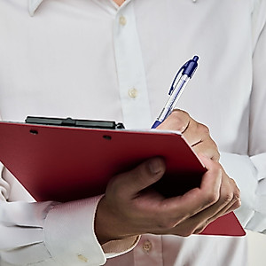 STAPLES 2498403 Ballpoint Rt Fine 0.7Mm Blu Dz