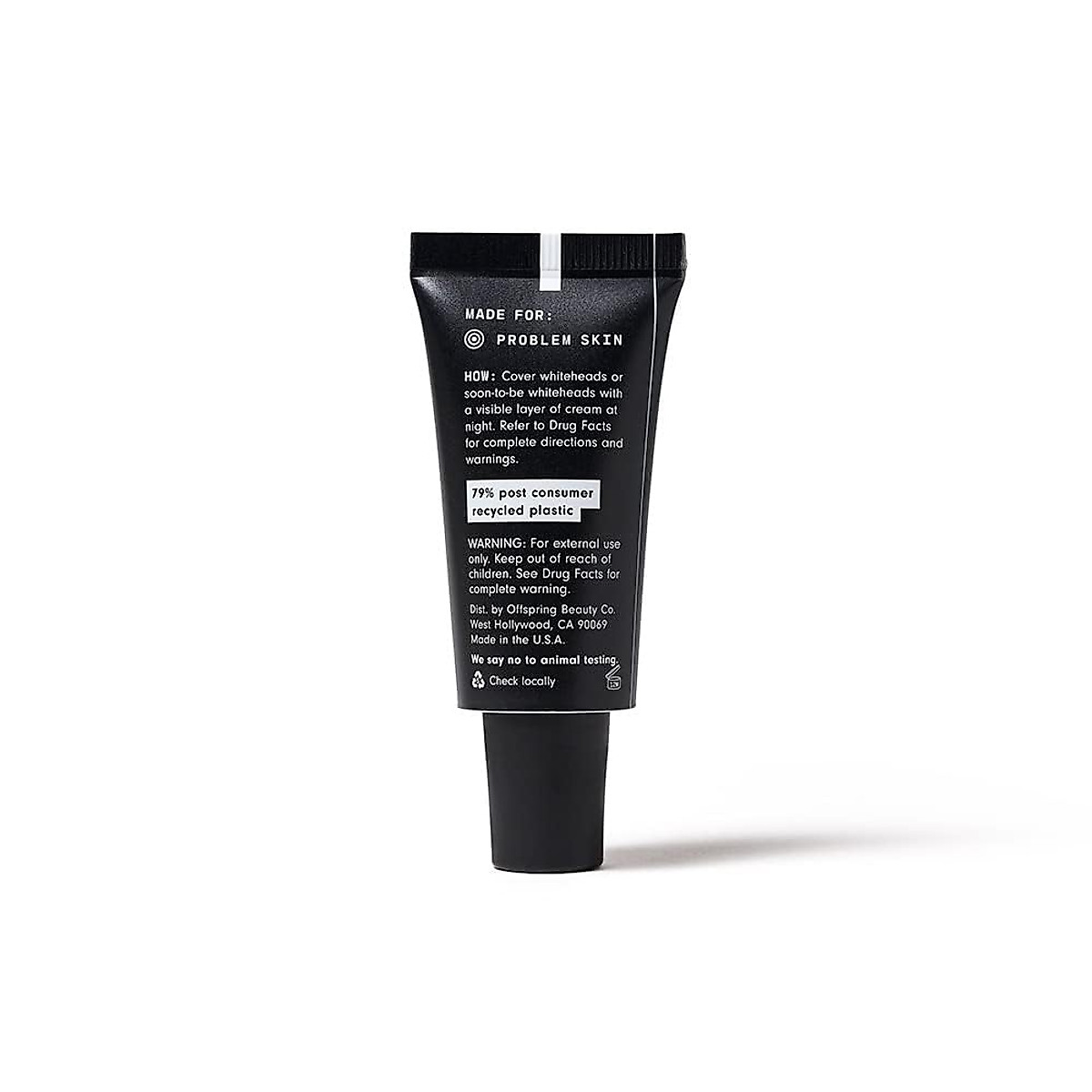 Versed Game Over Acne Drying Treatment - Sulfur, Bentonite and Kaolin Clay Absorb Excess Oil and Help Reduce Blemishes - Acne Treatment Cream to Exfoliate Without Stripping - Vegan (0.5 fl oz)