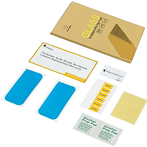 Mr.Shield [3-Pack] Screen Protector For TCL 40 XL [Tempered Glass] [Japan Glass with 9H Hardness] Screen Protector