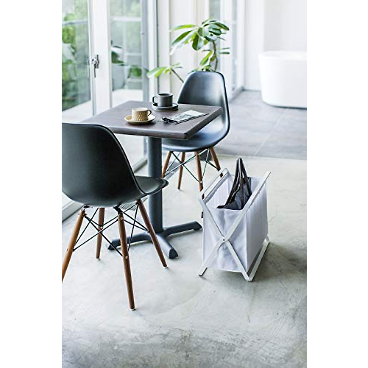 YAMAZAKI home Tower Storage Hamper White