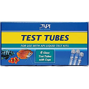 API Replacement Test Tubes for Aquarium Test Kits 6 Pack Bundle