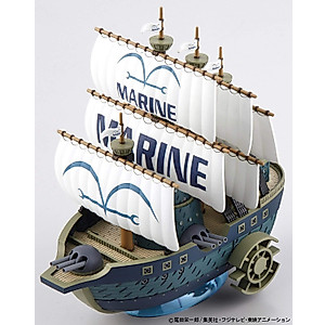 BANDAI Hobby - One Piece - 07 Marine Ship, One Piece Grand ShipCollection