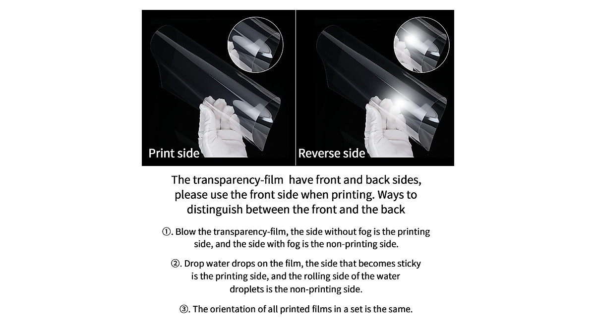 UOKHO Transparency Film Sheets for Inkjet Printers – 30 Clear Printable ...