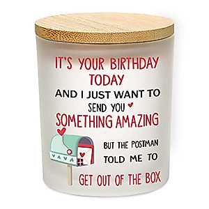 Birthday Gifts for Women Men - Best Friend Birthday Gifts - Happy Birthday Candles - Funny Birthday - Birthday Gifts for Mom - Dad Birthday Gift - Women Birthday Gifts Ideas - Candles 8oz