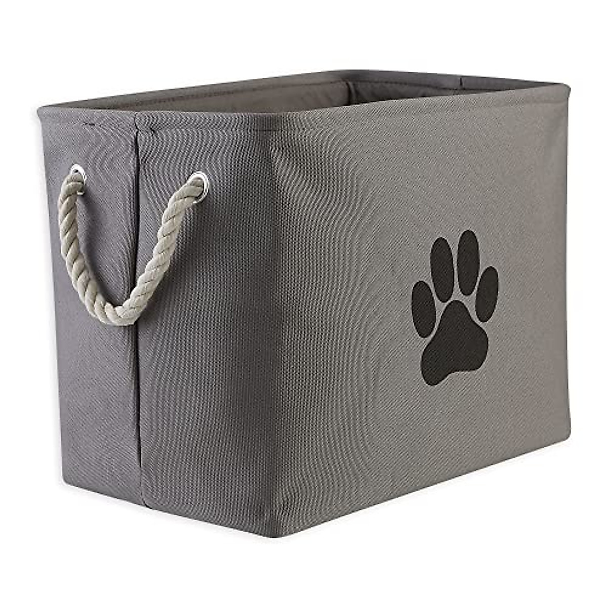 Bone Dry Pet Storage Collection Collapsible Bin, Medium Rectangle, Gray