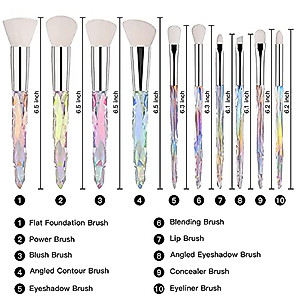 Pure Vie All-in-One Holiday Gift Makeup Set Cosmetic Essential Starter Bundle Include Eyeshadow Palette Lipstick Concealer Blush Mascara Foundation Face Powder - Makeup Kit for Women Full Kit