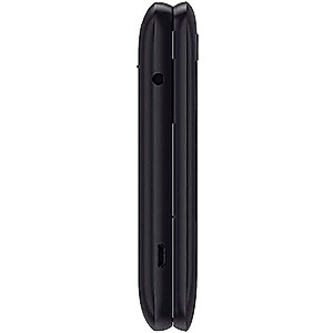 Alcatel SMARTFLIP 4052R | 4G LTE | 4GB Flip-Phone | Bluetooth, WiFi, Big Buttons | Carrier locked to AT&T. Phone is not unlocked - Volcano Black