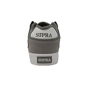 Supra Vaider Low Cross Men's Sneaker (8.0 D(M) US) Grey/White