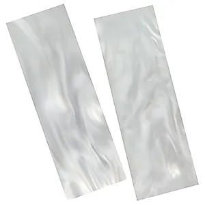 Cool Hand 2 Pcs Acrylic Knife Handle Scales Slabs Custom DIY Tool Material for Knives Making Blanks Blades, Synthetic White Pearl