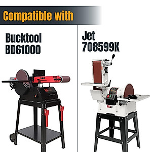 POWERTEC 6 x 48 Inch Zirconia Sanding Belts, 36 Grit Belt Sander Sanding Belt for Bench Sander, Belt and Disc sander, Woodworking, Metal Grinding, 3PK (4648036Z-3)