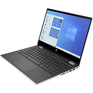 HP 14" Pavilion X360 Convertible 2-in-1 Touch Screen HD (1366x 768) Laptop, Intel i3-1115G4 Processor, 8GB DDR4, 128GB SSD, 802.11ac, Bluetooth, HDMI, Windows 10 Home, W/Valinor Accessories