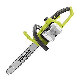 Sun Joe 24V-X2-CS16-MAX 48-Volt IONMAX Cordless Chain Saw Kit, 16-Inch, Replacement Chain Included, W/ 2 x 2.0-Ah Batteries and Charger