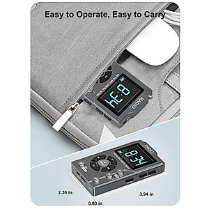 Digital AM FM Radio Portable Pocket Radio with Best Reception,600 mAh Rechargeable Walkman Radio with Stereo Earphone,Personal Radio Support TF Card,Large LCD Screen and Lock Screen