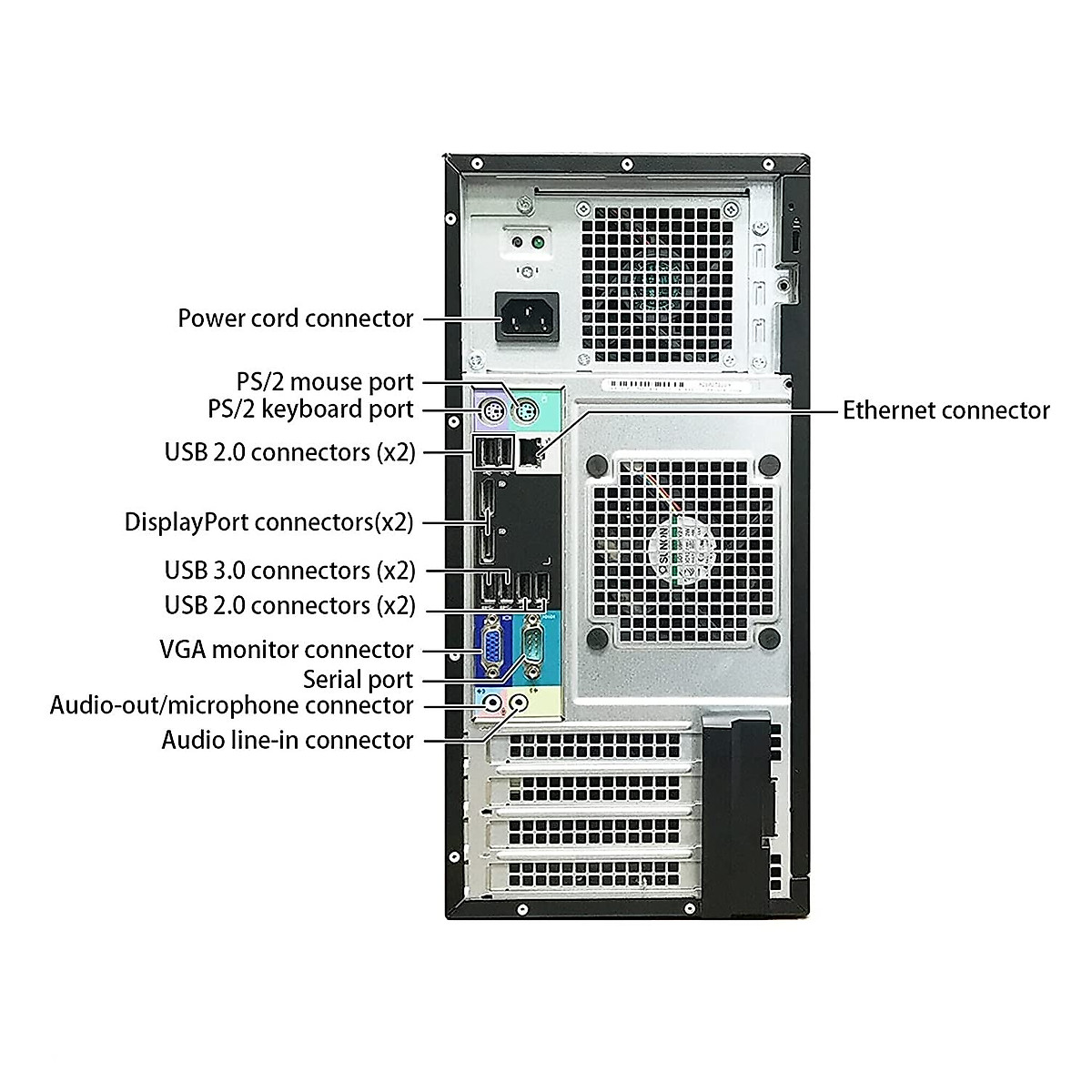 Dell Gaming PC Tower Desktop Computer - GeForce GTX 1650 4GB GDDR5, Core i7 16GB RAM, 256GB SSD Hard Drive, HDMI, Keyboard & Mouse, USB WiFi, Windows 10 Pro 64-bit(Renewed)