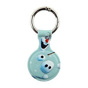 Disney Frozen Olaf Holder for Airtag - Protective Tracker with Keychain for Dog, Bags, Keys - Disneyland Essentials and Frozen Toys