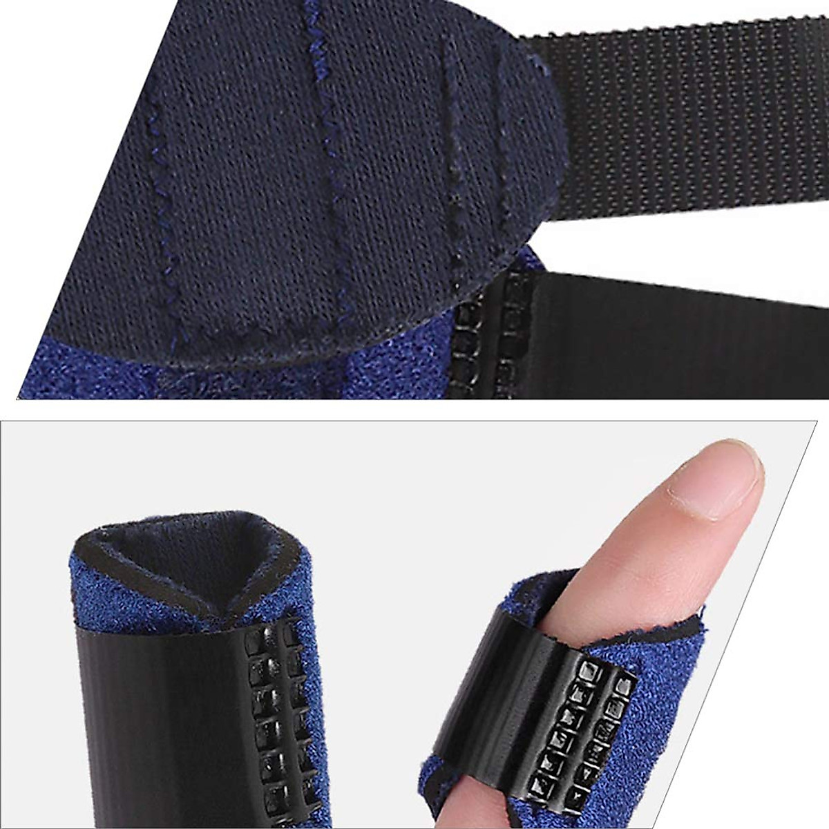 EXCEART 2pcs Strap Mallet Support Compresssion Brace Pinky Brace Fingers Tendon Stabilizer Support Splint Pressurize