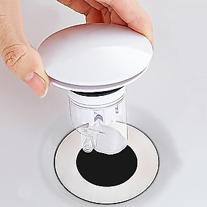 Upgraded Bathtub Chock Plug Adjustable PopUp Basin Sink Replacement Drain Plug Stopper Bathtub Simple Installation