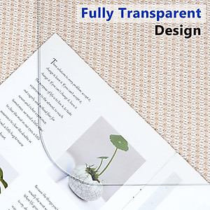 Office Chair Mat for Hardwood Floor, 36"×47" Fully Clear Desk Chair Mat for Rolling Chairs, 2mm Heavy Duty Floor Protector Mat for Home Office, Easy Glide, Flat Without Curling