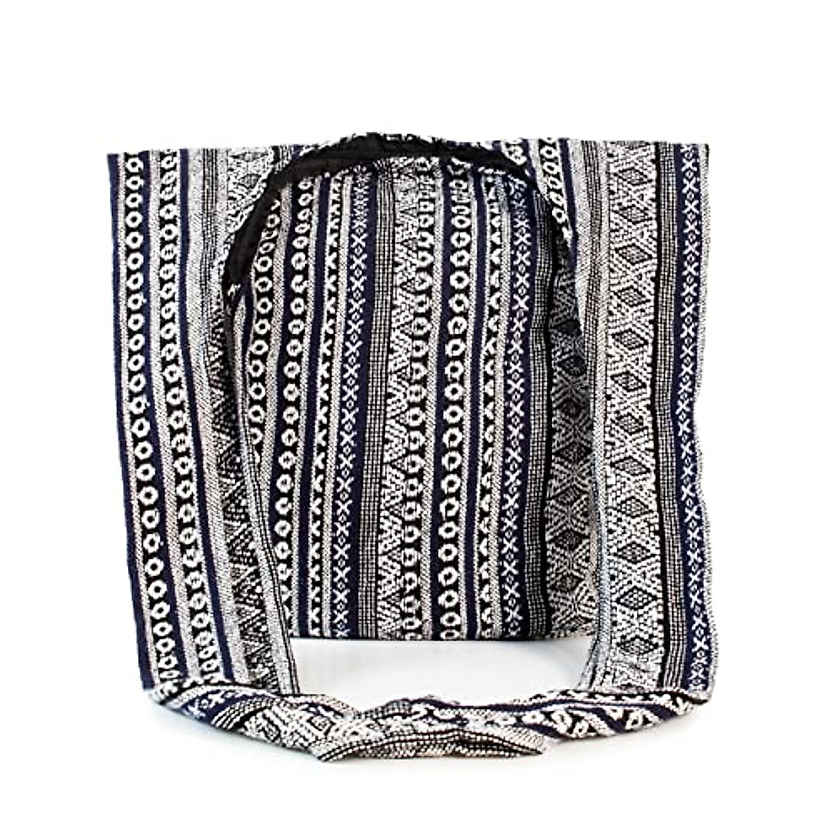 Delrosaria Bohemian Hippie Crossbody Bag Hobo Sling Bag Cotton Messenger Shoulder Bags