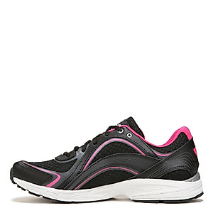 Ryka Women's Sky Walk Walking Shoe Black Pink 10 W