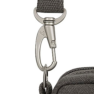 Travelon Anti-theft Heritage Crossbody Bag, Pewter