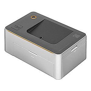 Kodak Dock Premium 4x6” Portable Instant Photo Printer (2022 Edition) Bundled with 130 Sheets | Full Color Photos, 4Pass & Lamination Process | Compatible with iOS, Android, and Bluetooth Devices